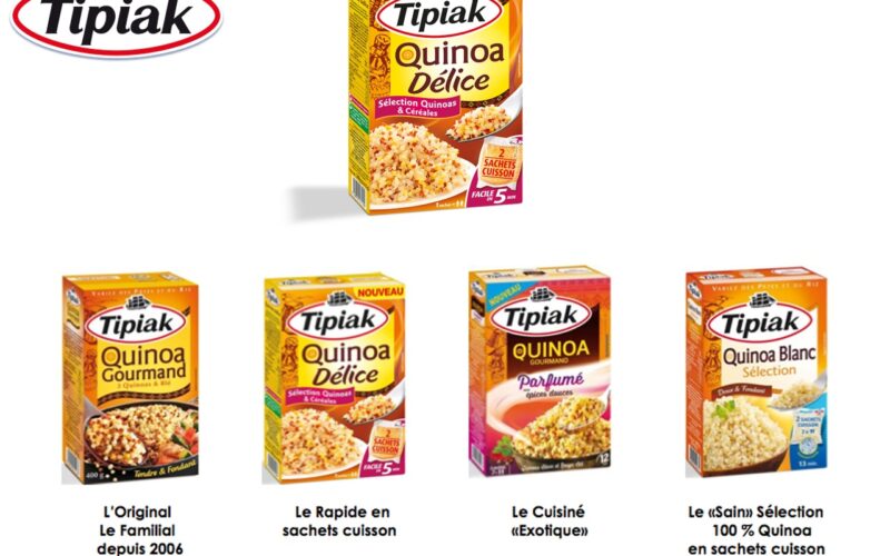 Tipiak lance Quinoa Délice en sachets cuisson – Faire Savoir Faire